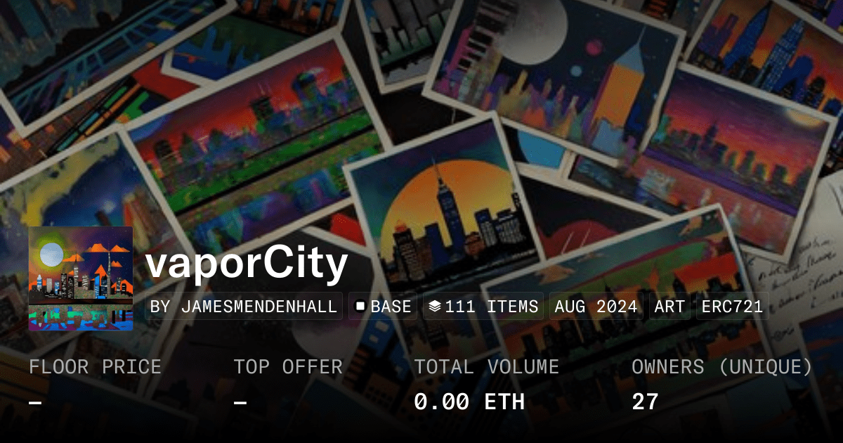 Vaporcity Collection Opensea