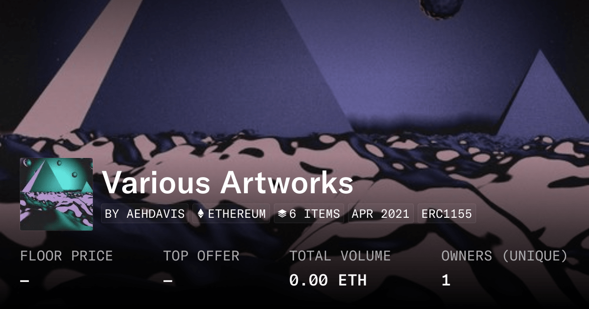 Various Artworks Collection Opensea