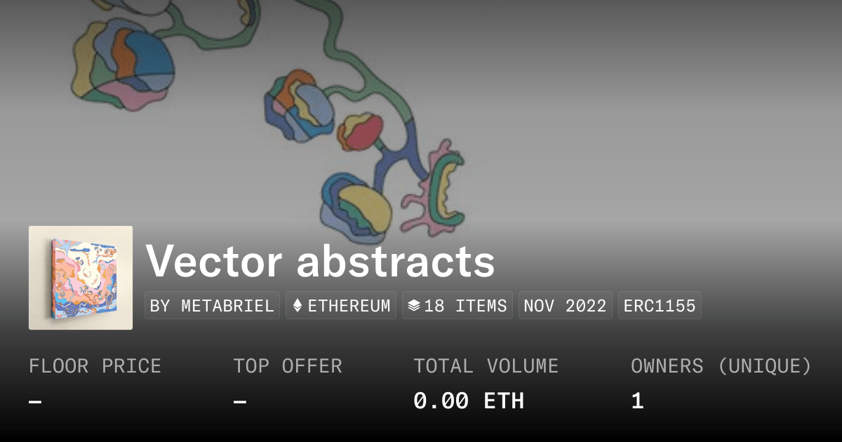 Vector Abstracts Collection Opensea