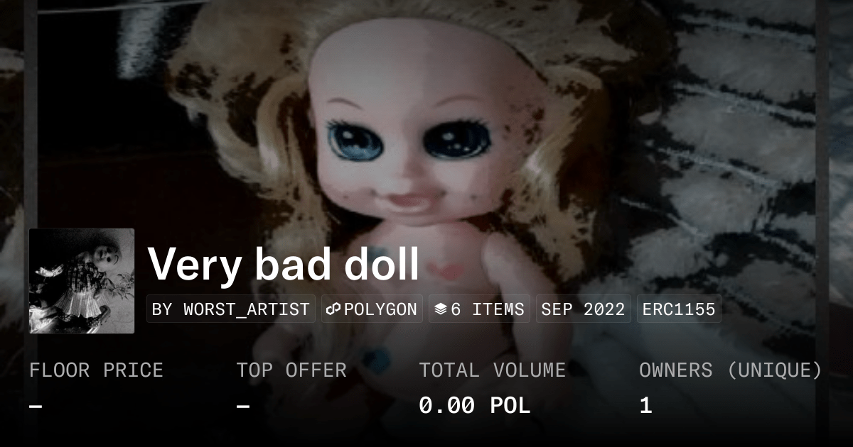 Very Bad Doll Collection Opensea