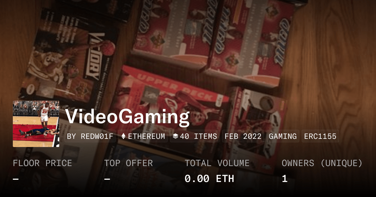 Videogaming Collection Opensea