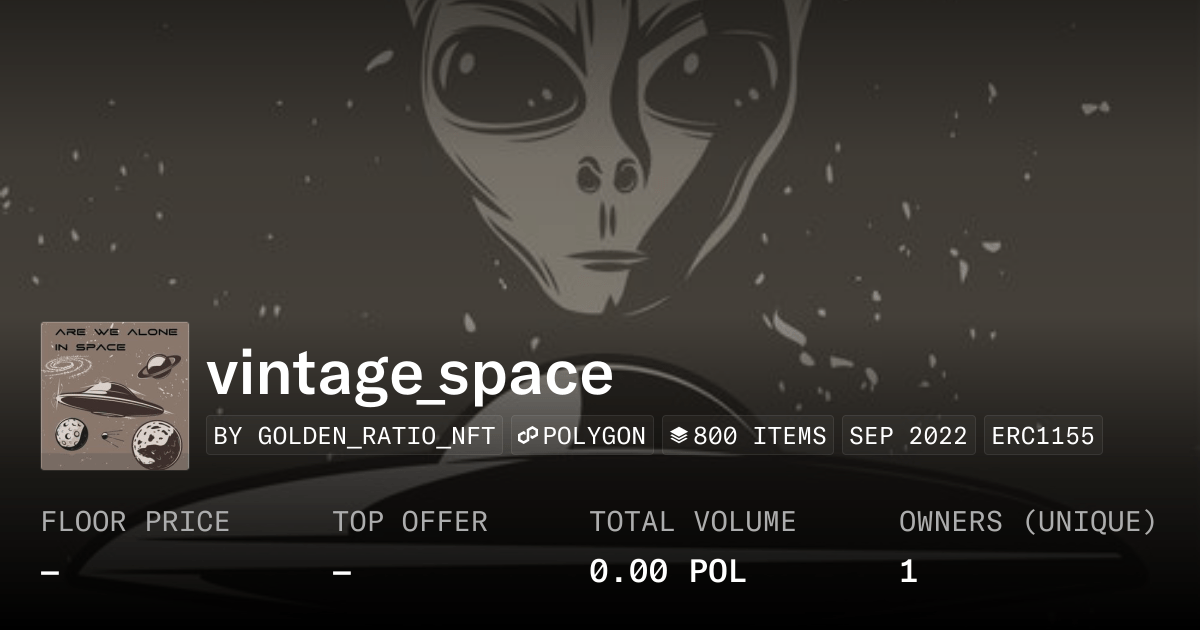 Vintage Space Collection Opensea