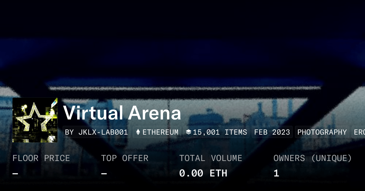 Virtual Arena Collection Opensea