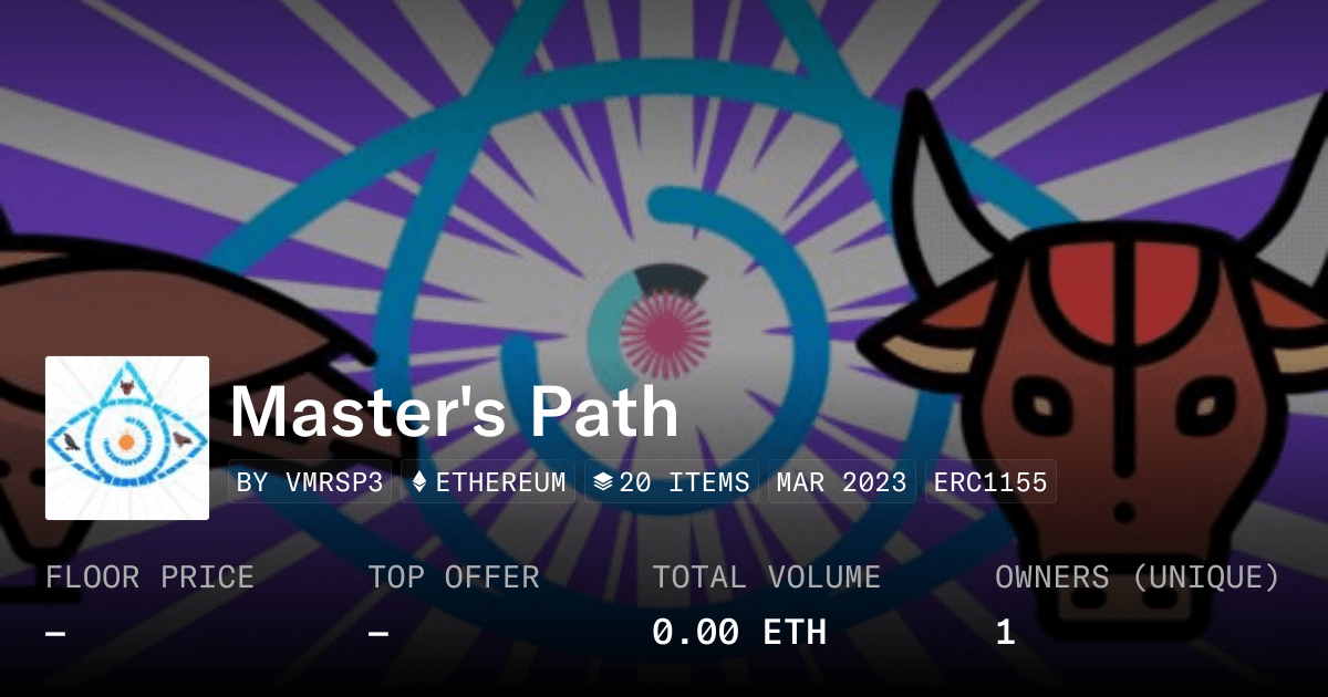 Master S Path Collection Opensea