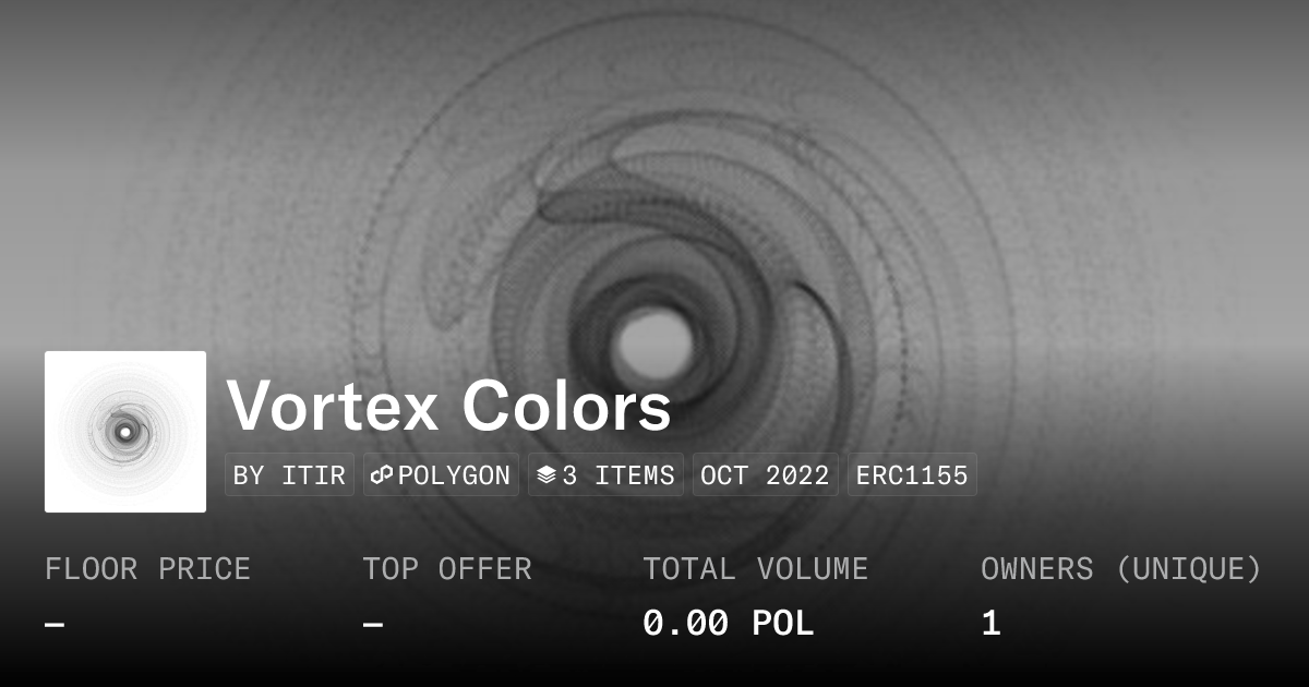 Vortex Colors Collection Opensea