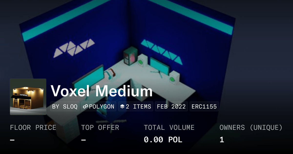 Voxel Medium Collection Opensea