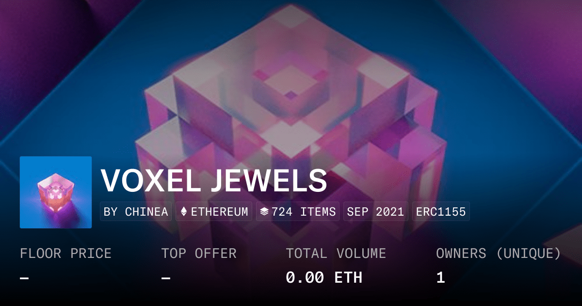 Voxel Jewels Collection Opensea