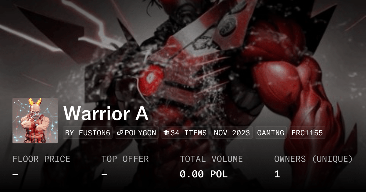 Warrior A Collection Opensea
