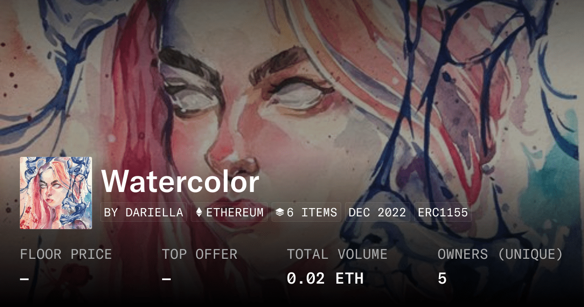 Watercolor Collection Opensea