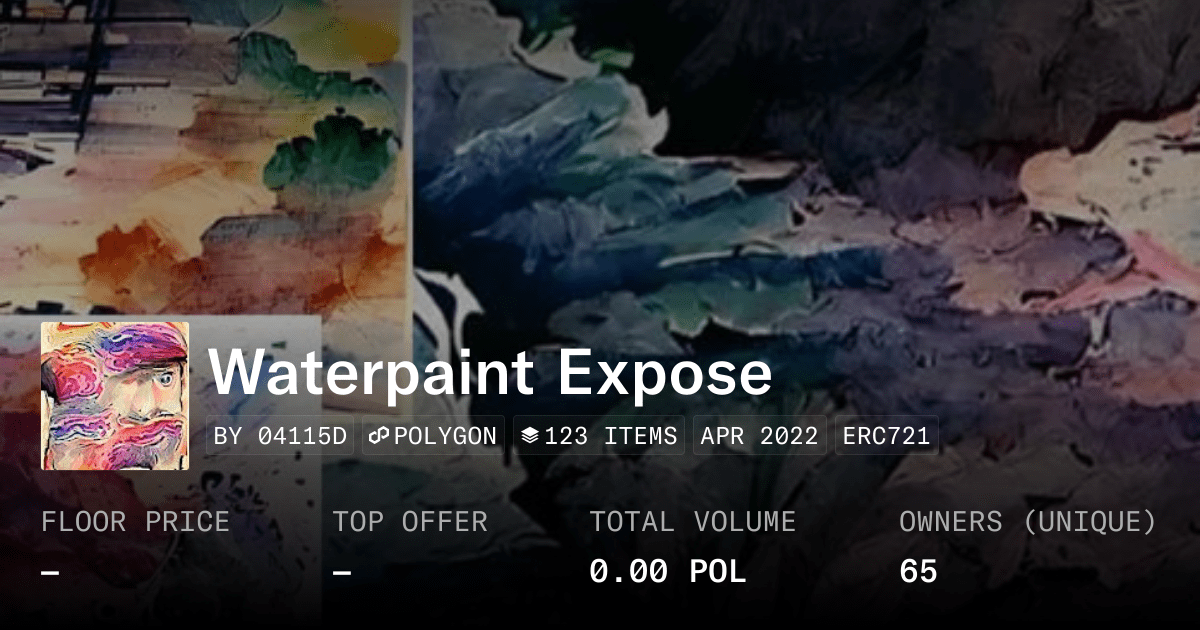 Waterpaint Expose Collection Opensea