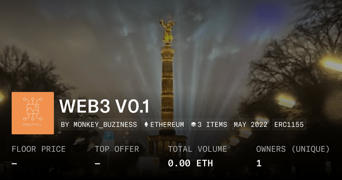 Web3 V0 1 Collection Opensea
