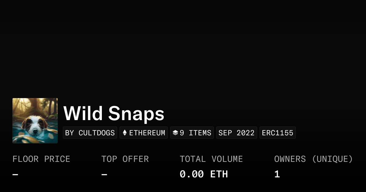 Wild Snaps Collection Opensea