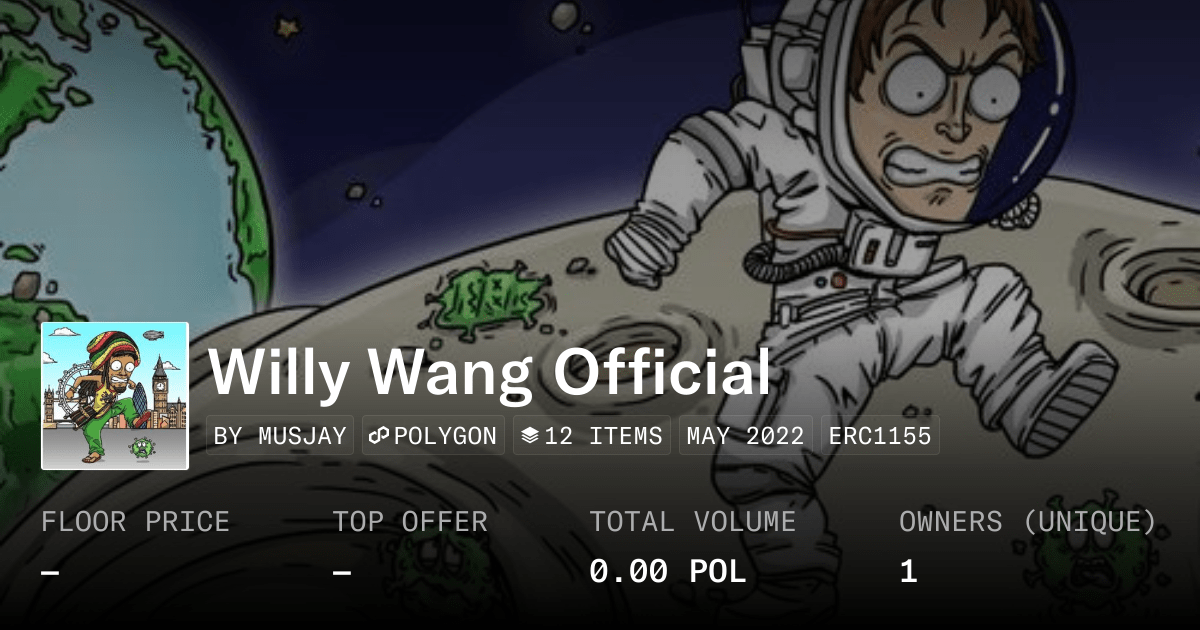 Willy Wang Official Collection Opensea