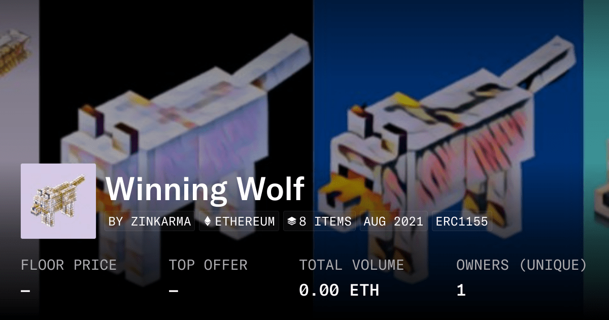 Winning Wolf Collection Opensea