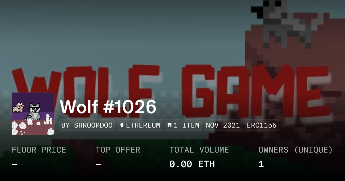 Wolf 1026 Collection Opensea