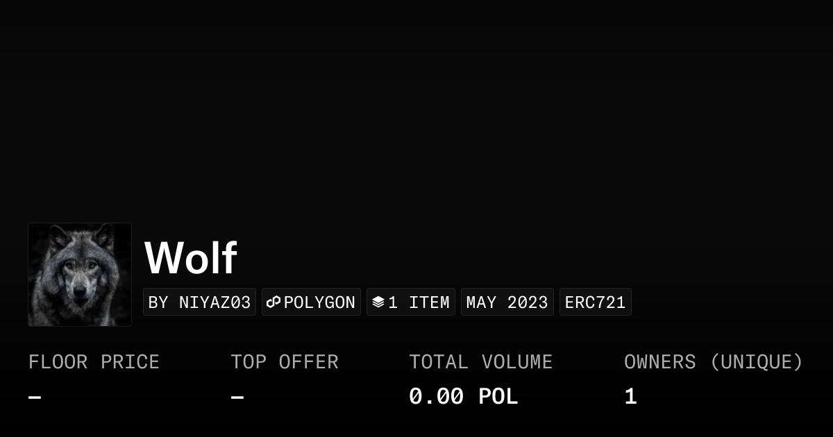 Wolf Collection Opensea