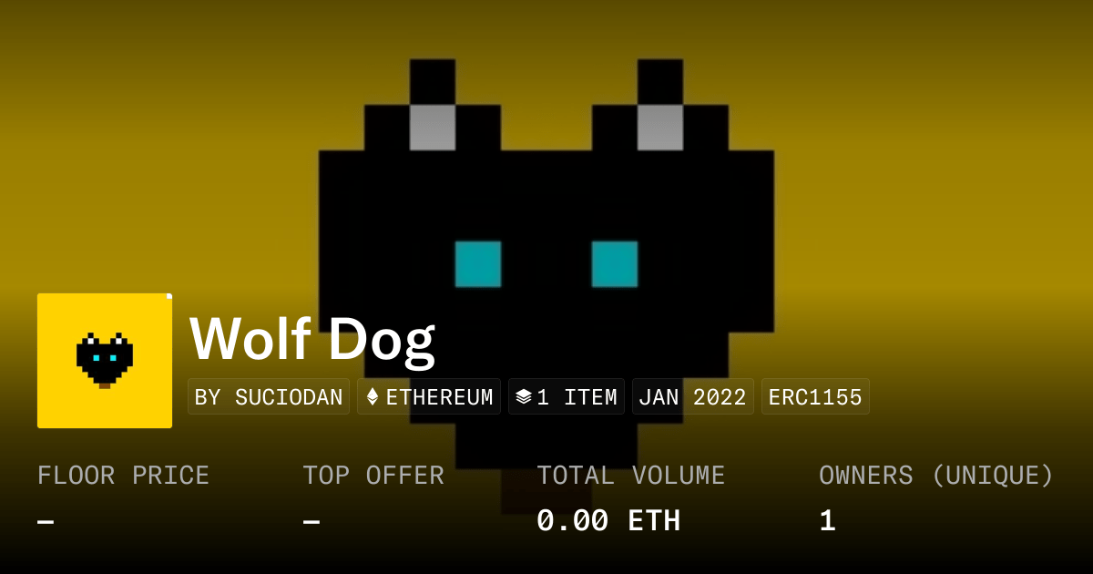 Wolf Dog Collection Opensea