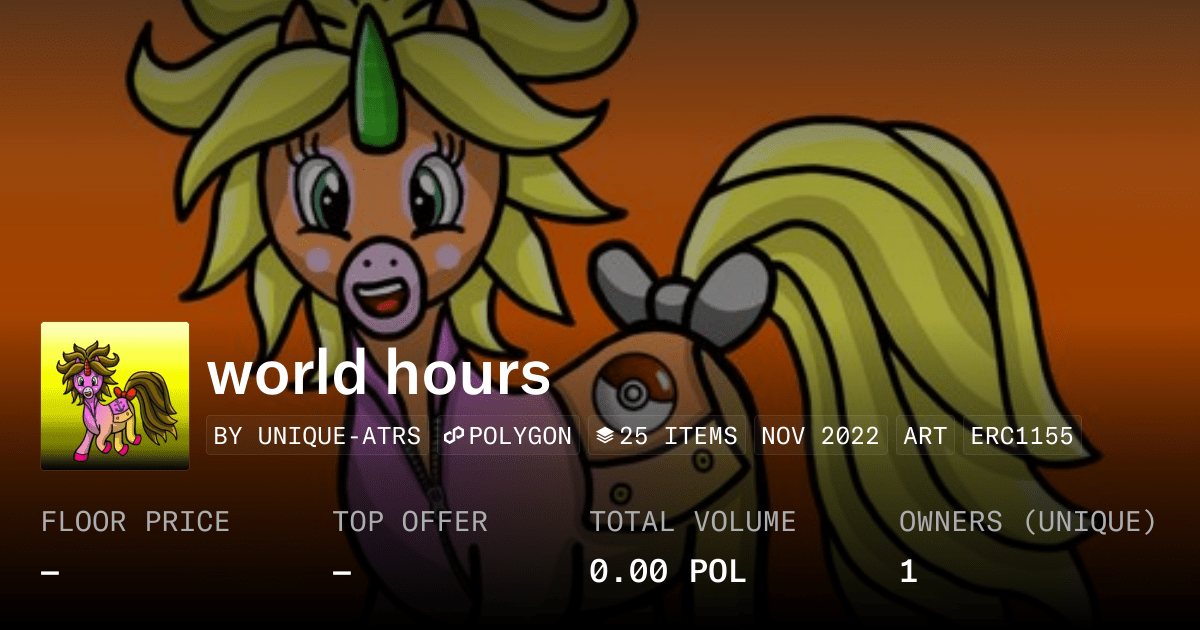 World Hours Collection Opensea