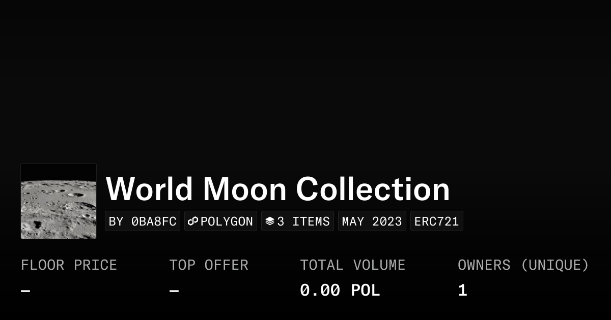 World Moon Collection Collection Opensea