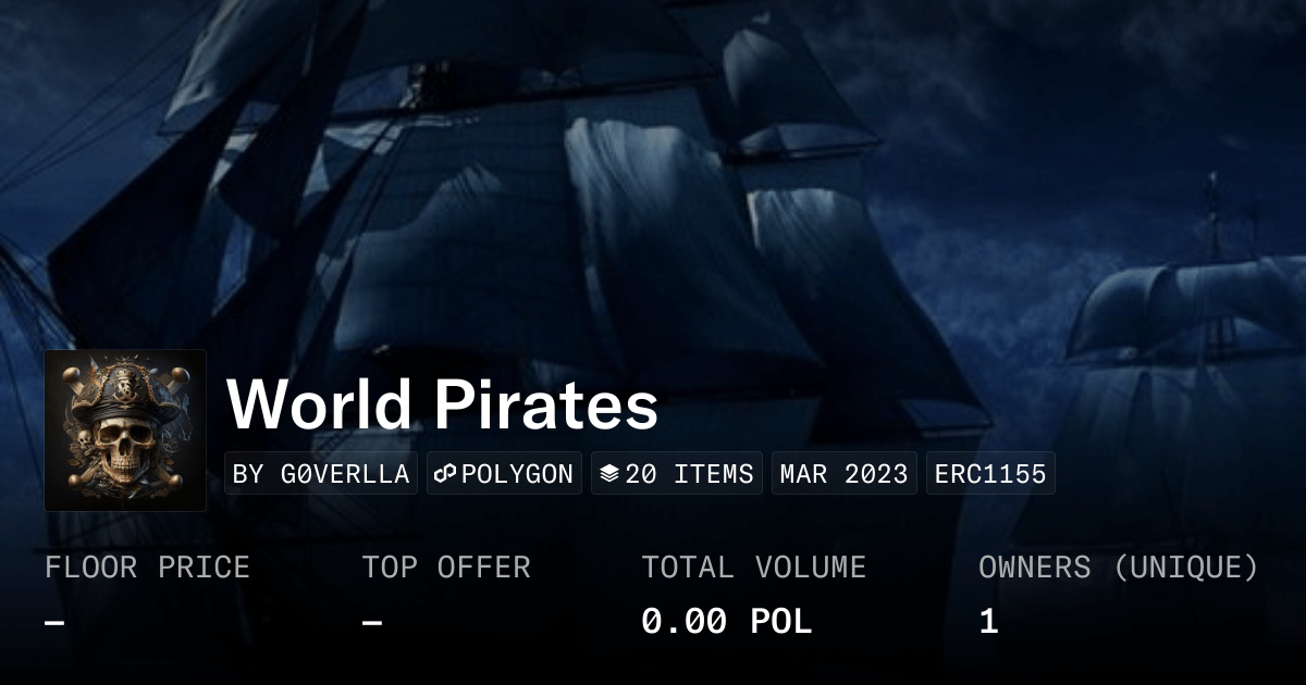 World Pirates Collection Opensea