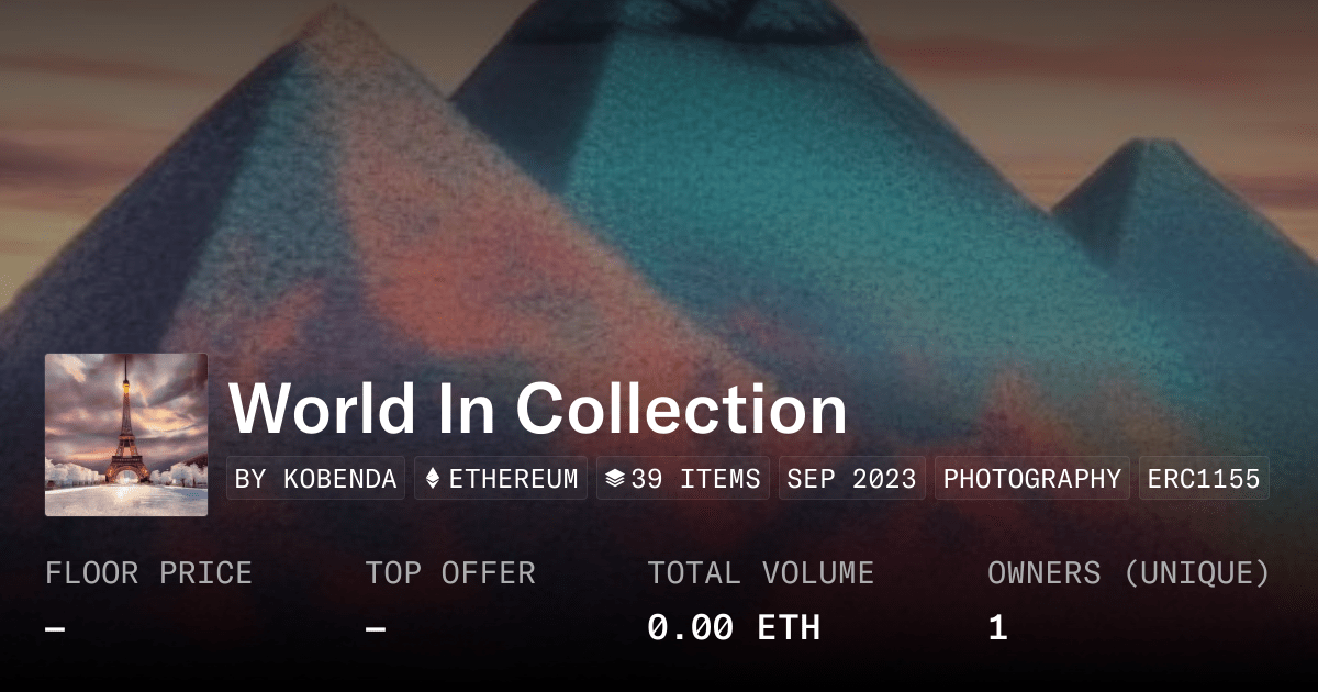 World In Collection Collection Opensea