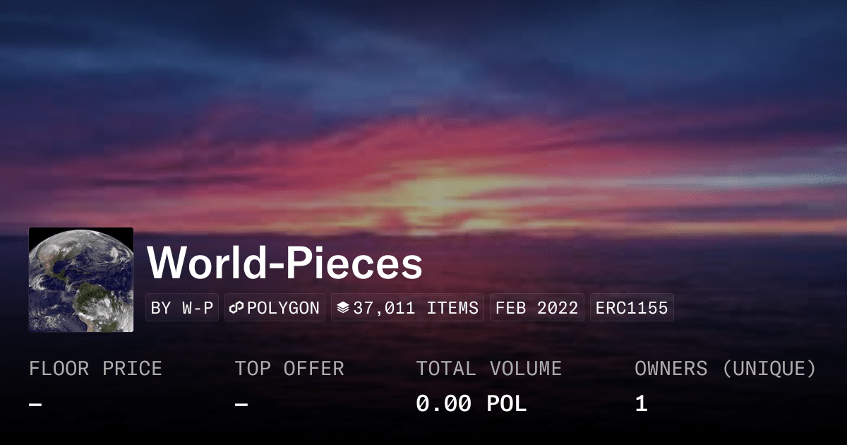 World Pieces Collection Opensea