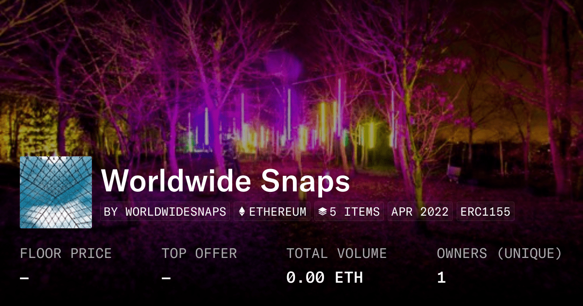 Worldwide Snaps Collection Opensea