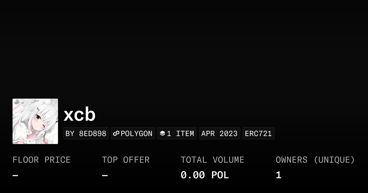 Xcb Collection Opensea