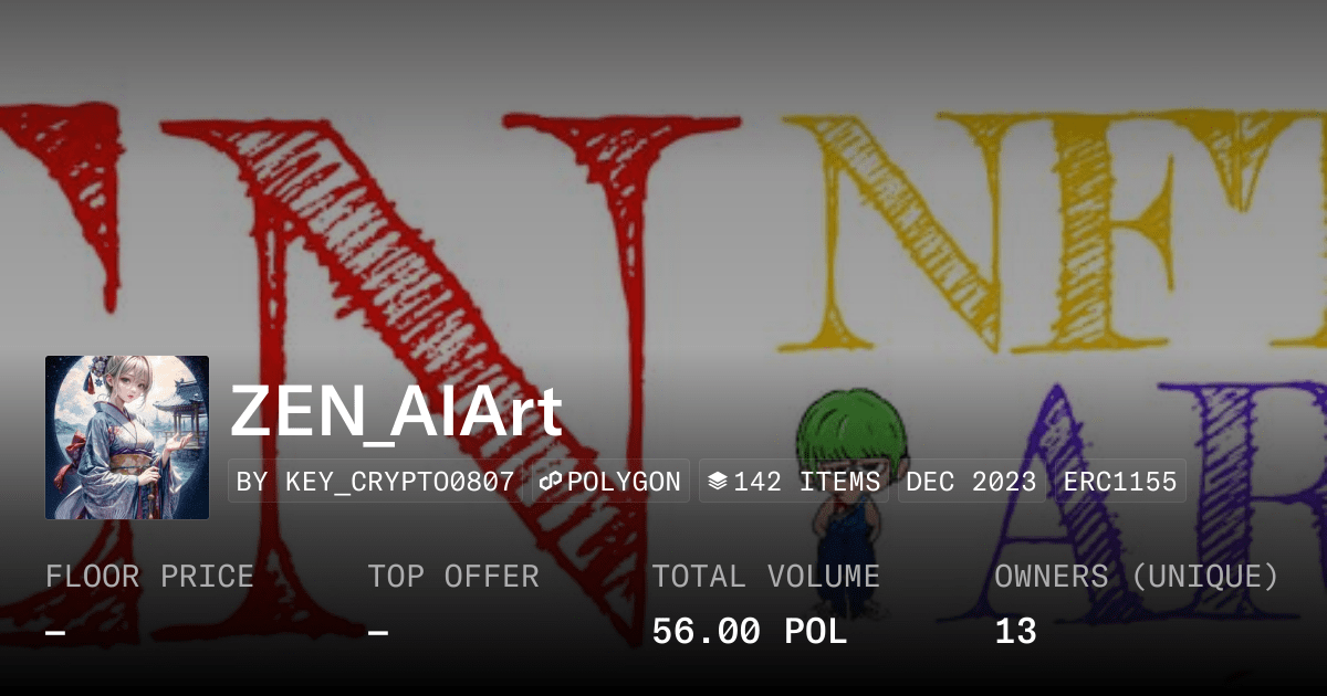 Zen Aiart Collection Opensea