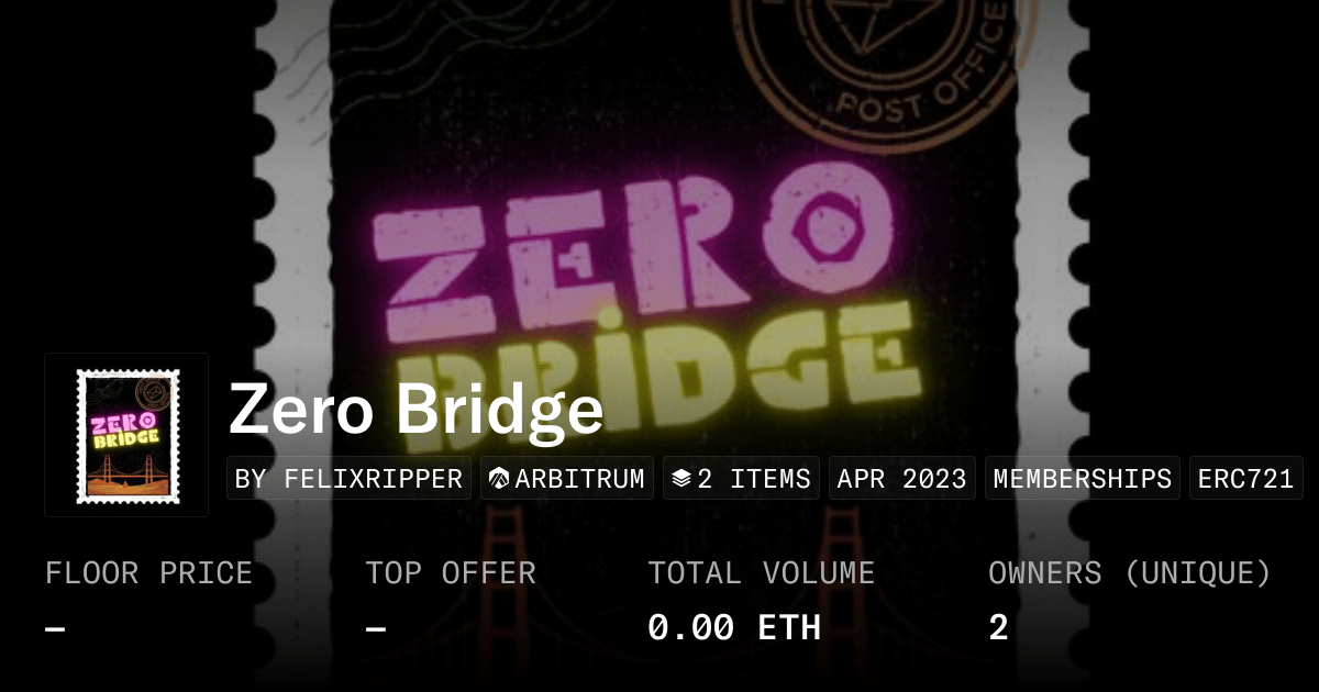 Zero Bridge Collection Opensea