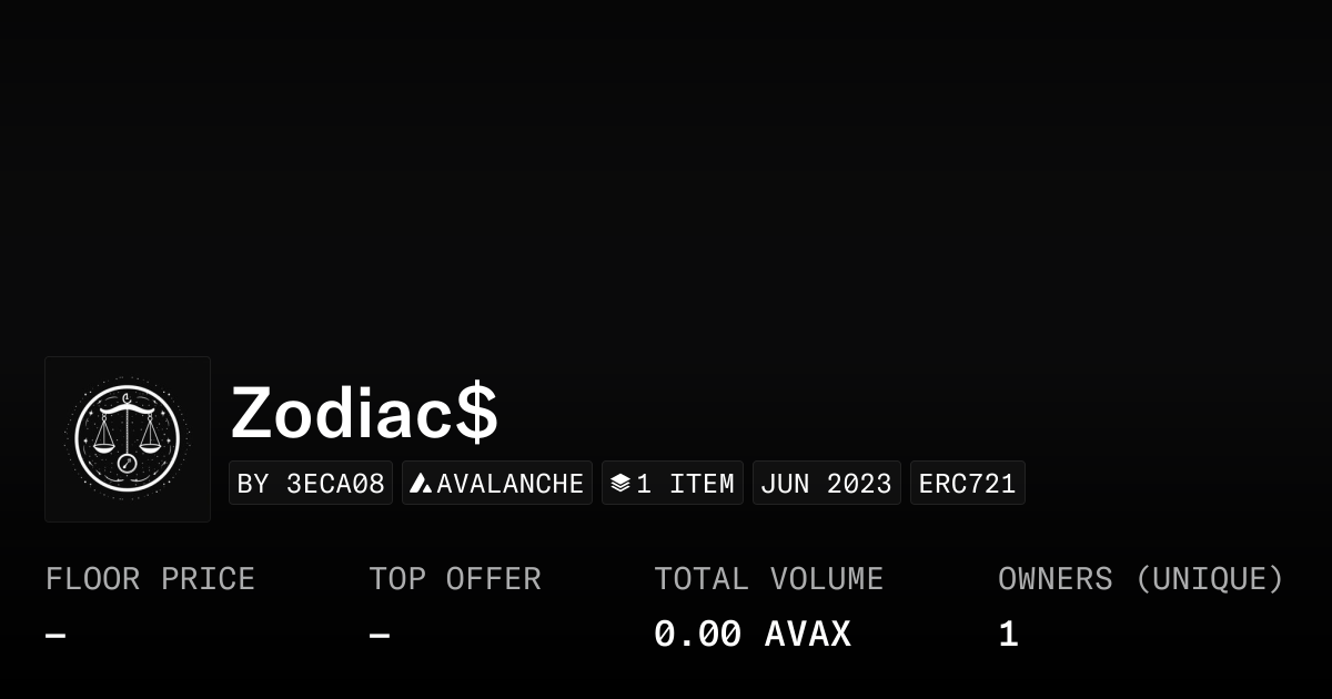 Zodiac Collection Opensea