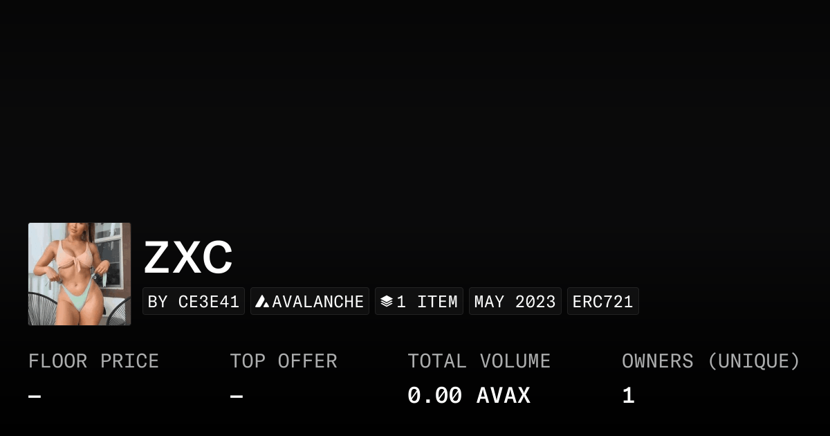 Zxc Collection Opensea