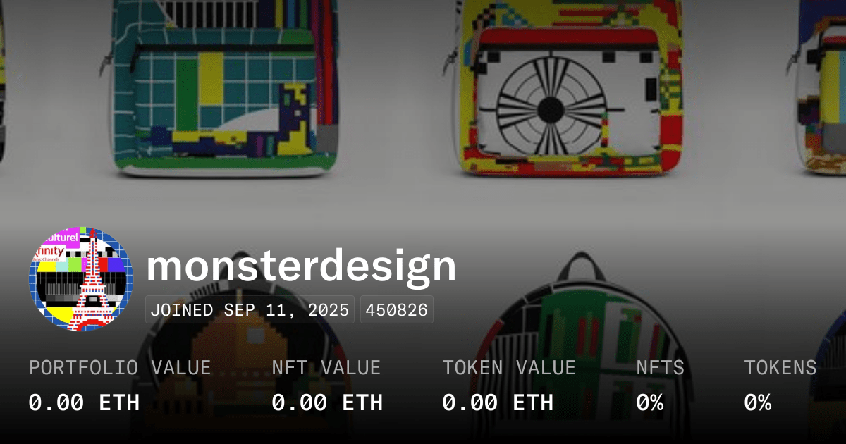 Monsterdesign Profile Opensea