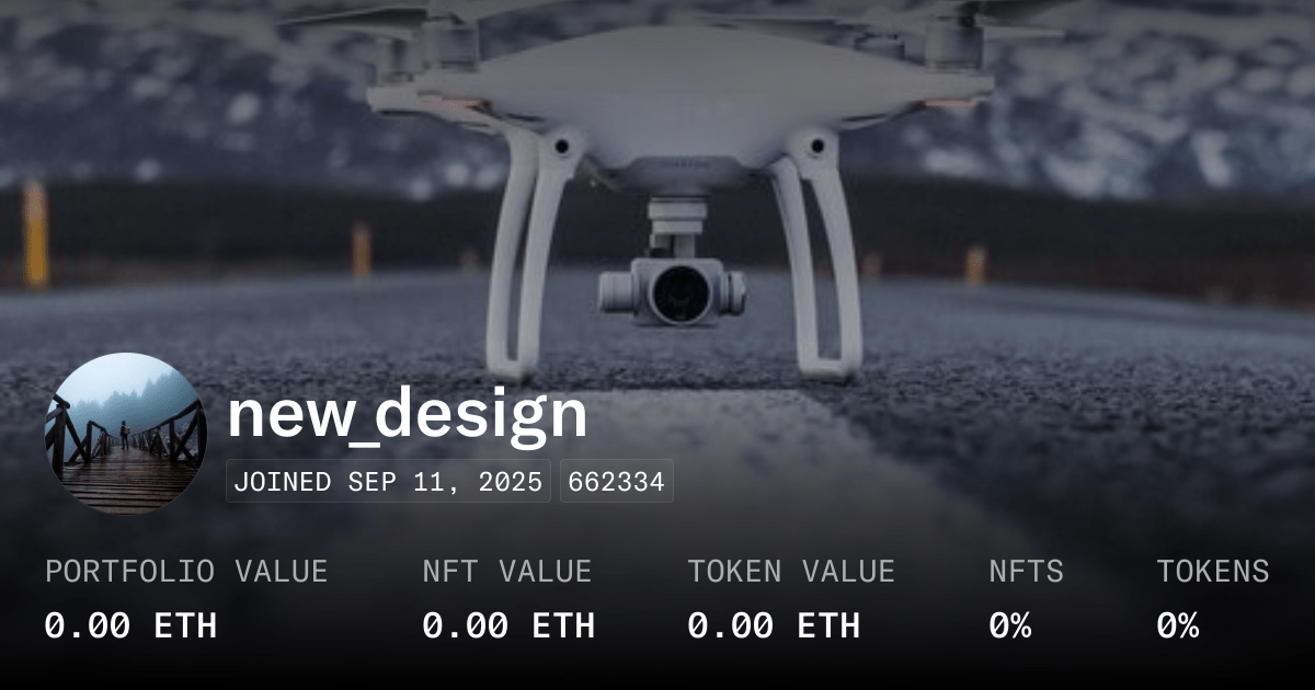 New Design Profile Opensea