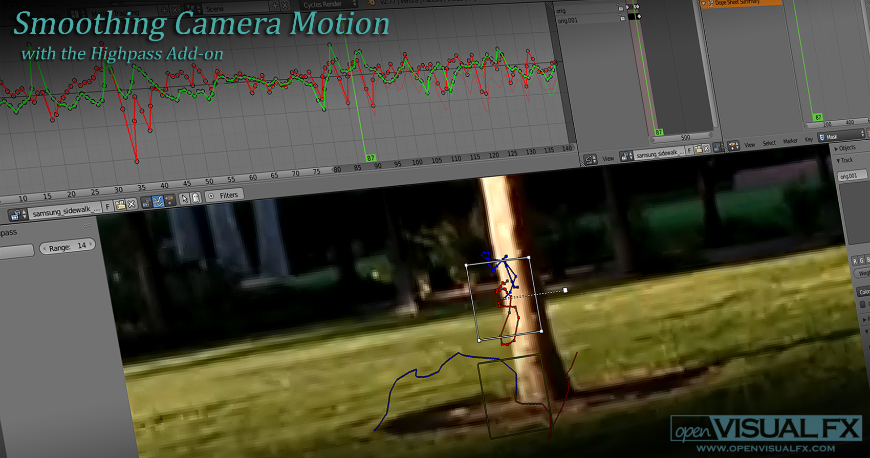 Smoothing Camera Motion In Blender Openvisual Fx