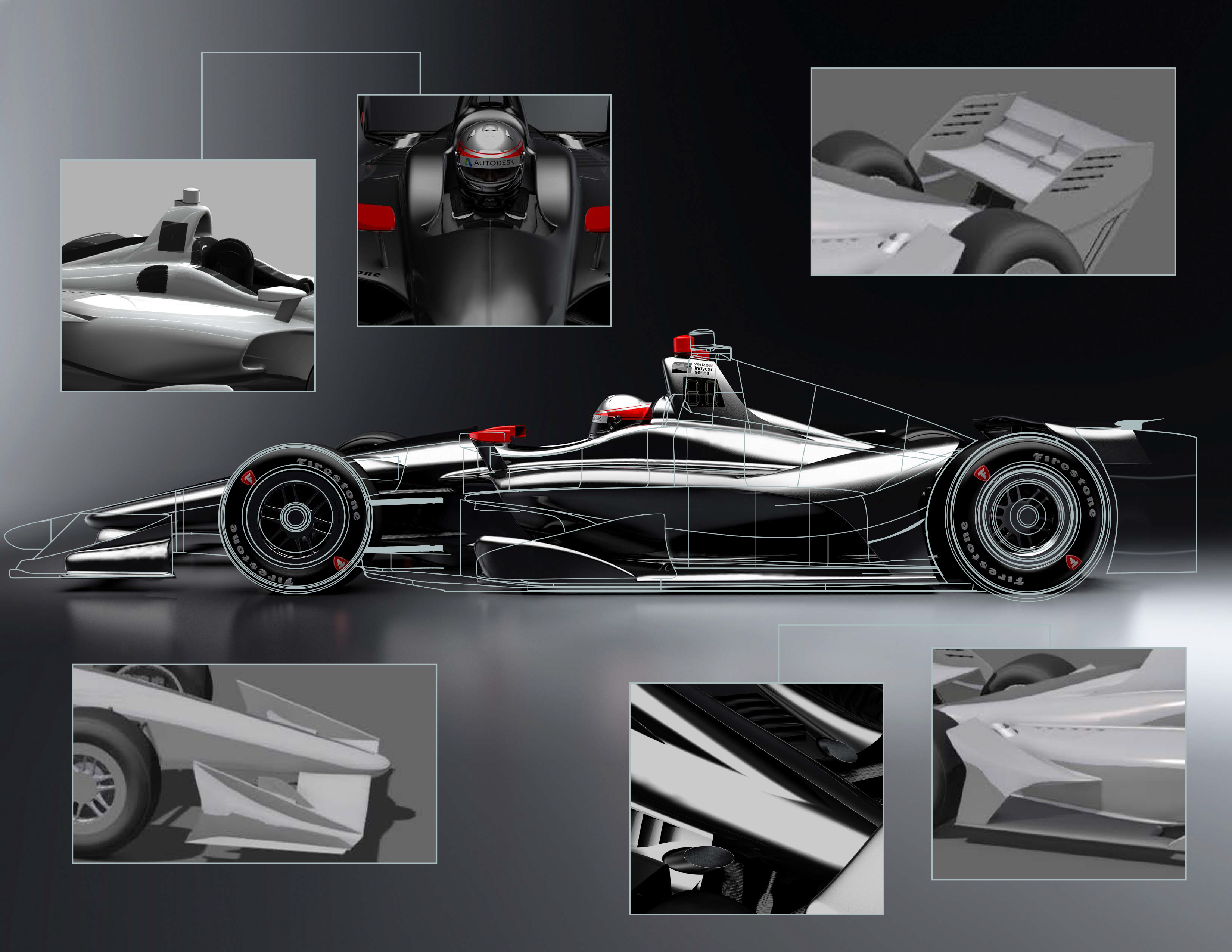 INDYCAR Unveils Images Of 2018 Verizon IndyCar Series Car Design ...