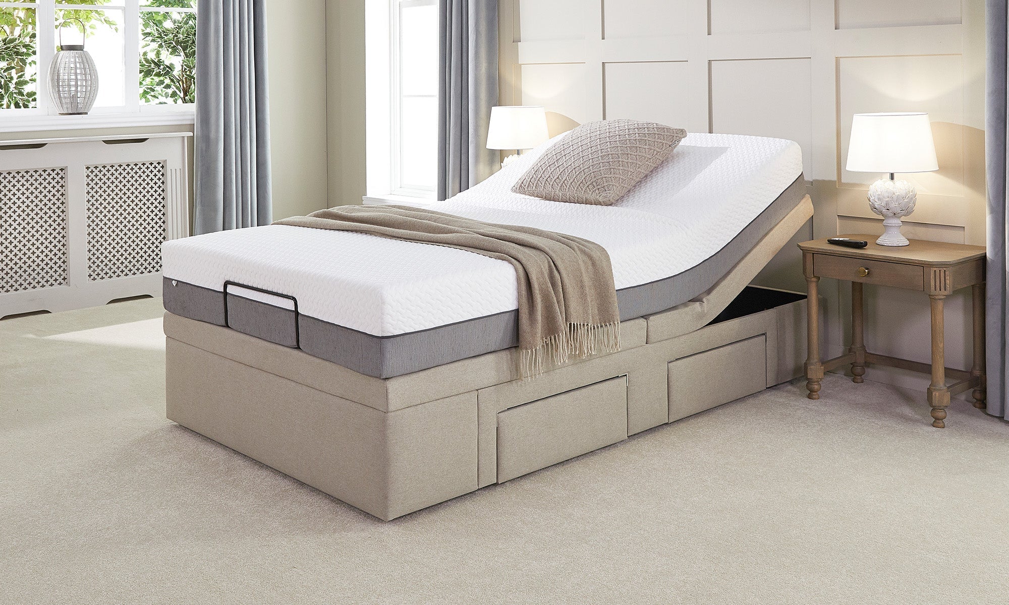 Adjustable Beds With Storage Next Day Delivery Available Opera Beds