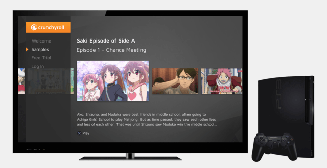 Crunchyroll is Now Live On Your PS3 | Operation Rainfall