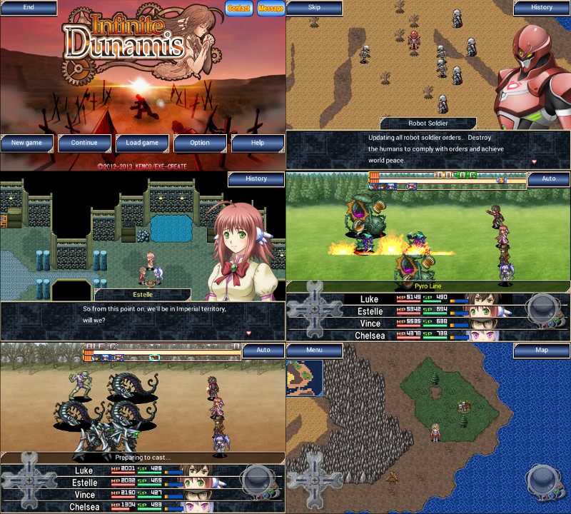 PRESS RELEASE: RPG Infinite Dunamis for Android - oprainfall