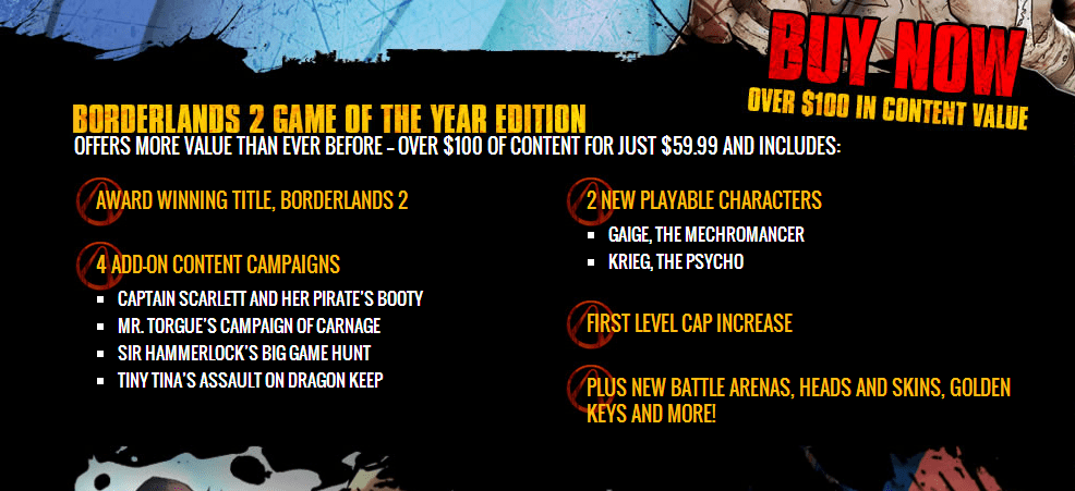 Borderlands 2 GOTY Available Today - oprainfall