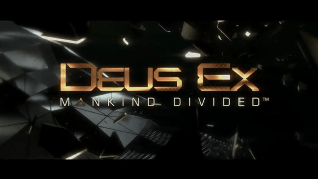 E3 2015: Deus Ex: Mankind Divided Information