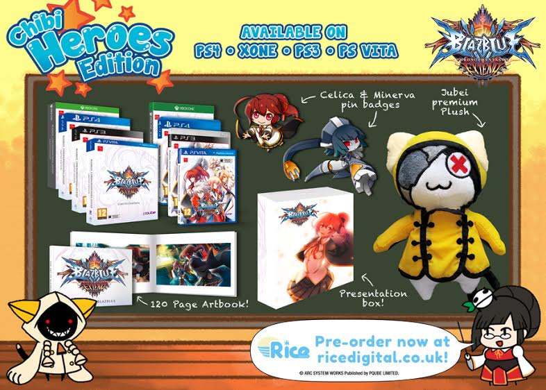 BlazBlue Chronophantasma Chibi Heroes Edition Revealed - oprainfall