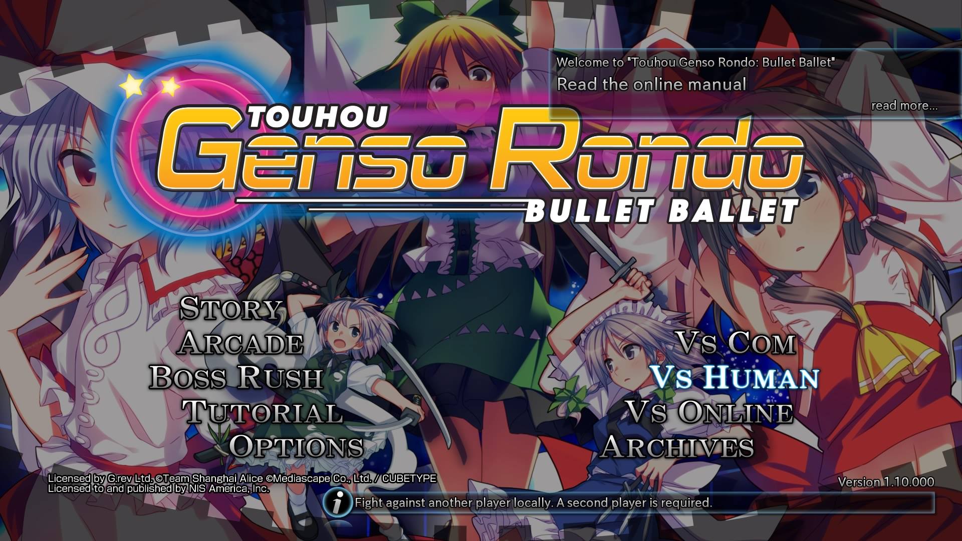 REVIEW: Touhou Genso Rondo: Bullet Ballet - oprainfall