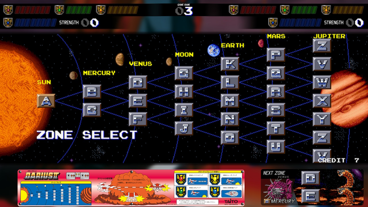 IMPRESSIONS: Darius Cozmic Collection Arcade - oprainfall