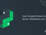 How To Install Python On A Vps Server Windows Linux