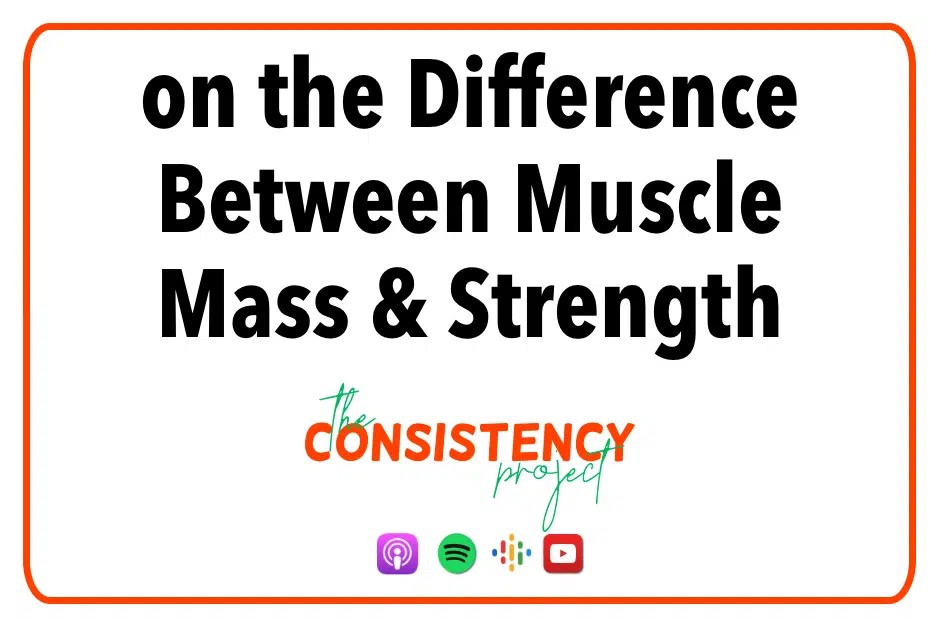 on the Difference Between Muscle Mass & Strength - OptimizeMe Nutrition