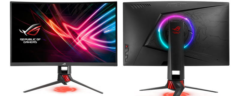 ASUS ROG Strix XG27VQ, 27 "(1800R) curved panel, Full-HD 1080p, 144hz ...