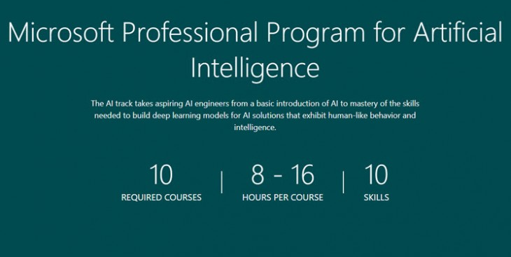 Microsoft launches online courses on Artificial Intelligence