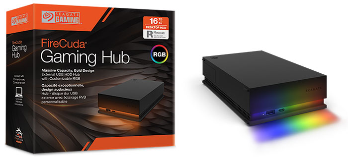 Seagate FireCuda Gaming, external storage with RGB lighting