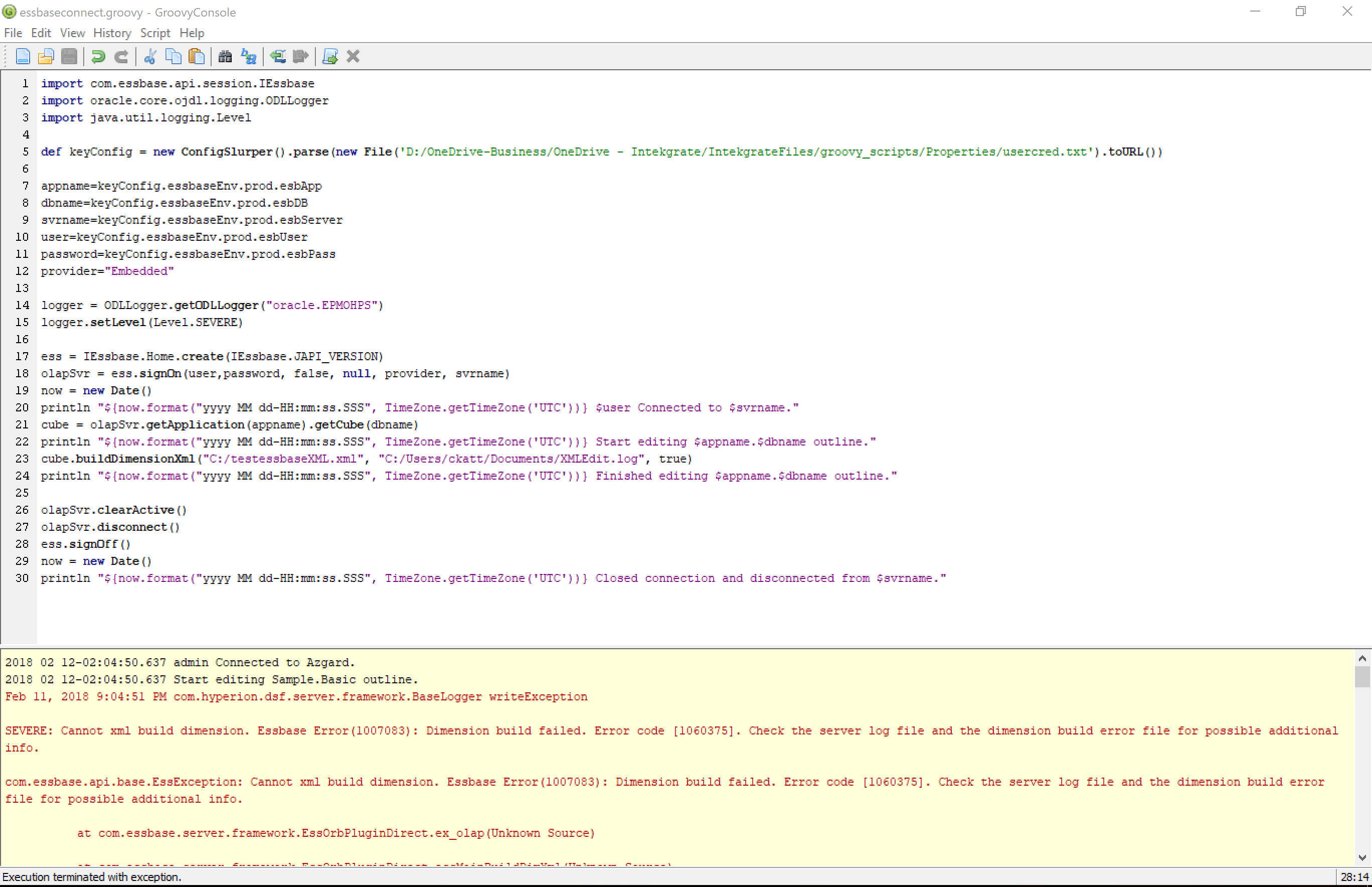 Essbase outline from XML!! - Part II - Oracle - Hyperion Labs